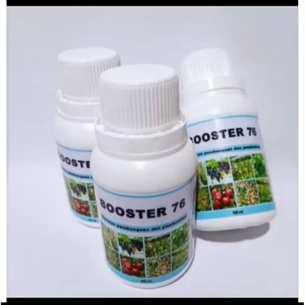 Jual booster 76 original 100ml pemacu hormon pembuahan pembungaan ...