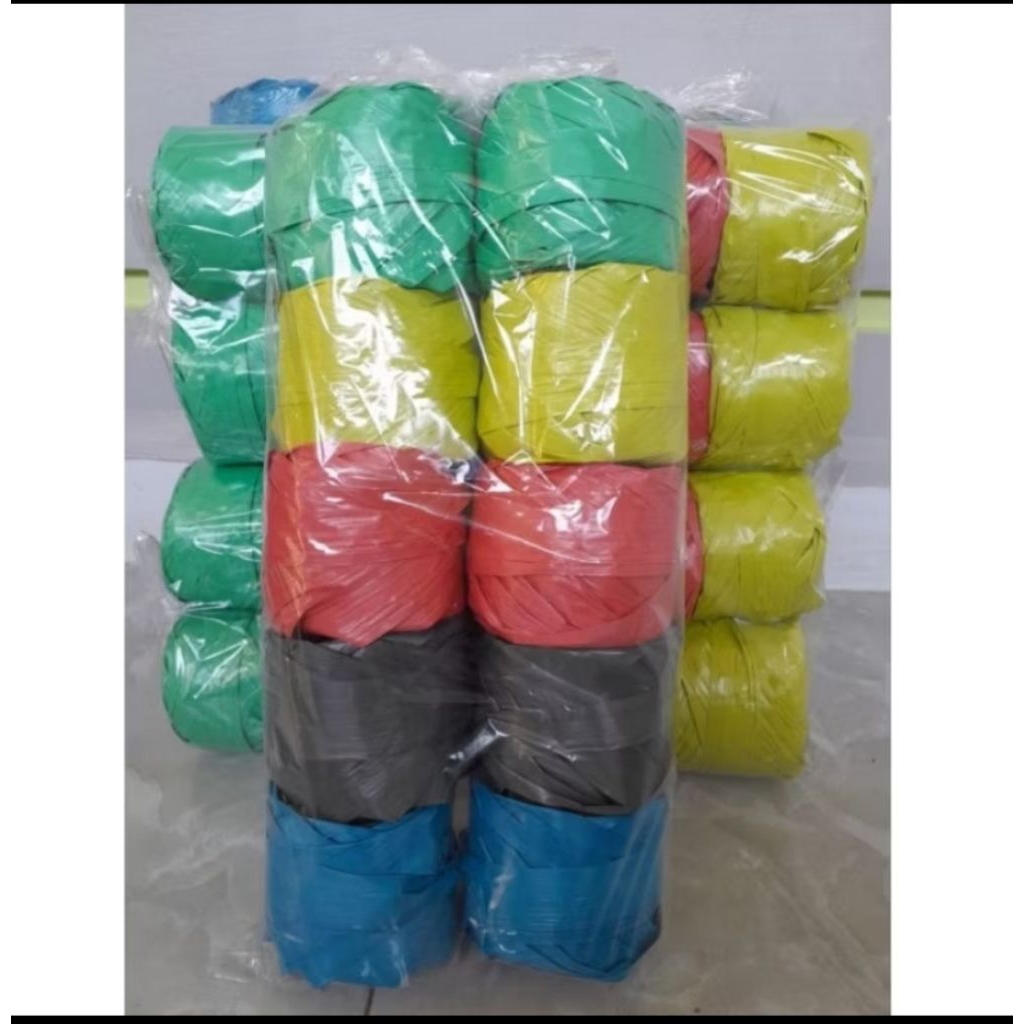Jual tali Rafia 1pak isi 10 roll,3 pak isi 30 roll,5pak isi 50 roll ...