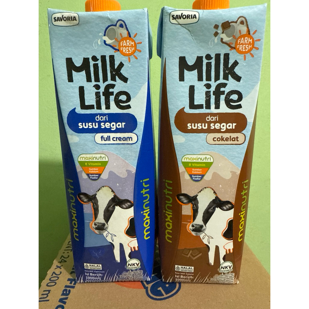 Jual Susu Milk Life UHT 1000 ml/1 Liter [KARTON] [Kurir Instant/Sameday ...