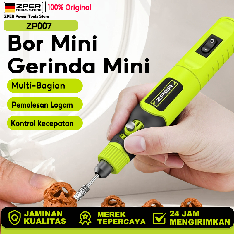 Jual 【100% Original】ZPER Bor Mini Listrik Set Lengkap Gerinda Mini ...