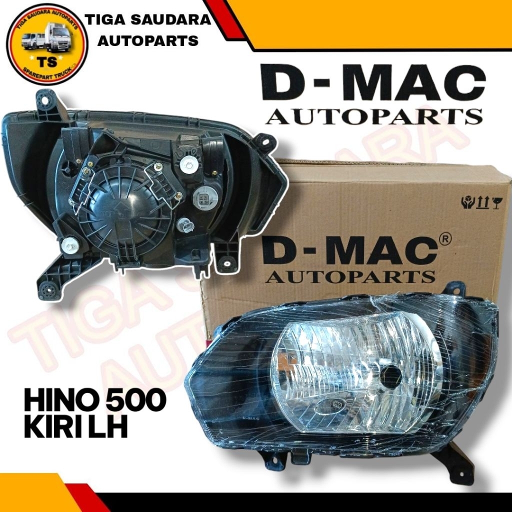 Jual Lampu Depan / Head Lamp Assy HINO 500 KIRI (LH) / KANAN (RH ...