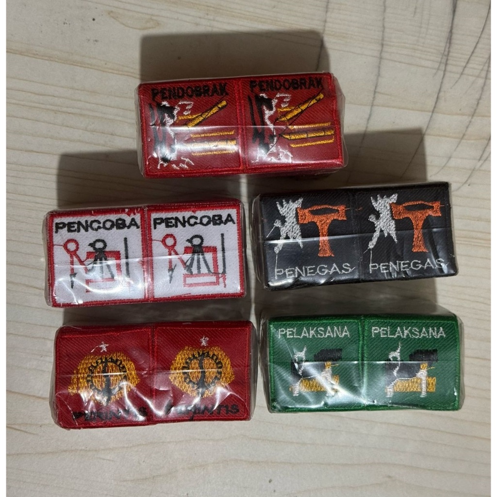 Jual Badge Sangga Pendobrak, Perintis, Pencoba, Pelaksana & Penegas ...
