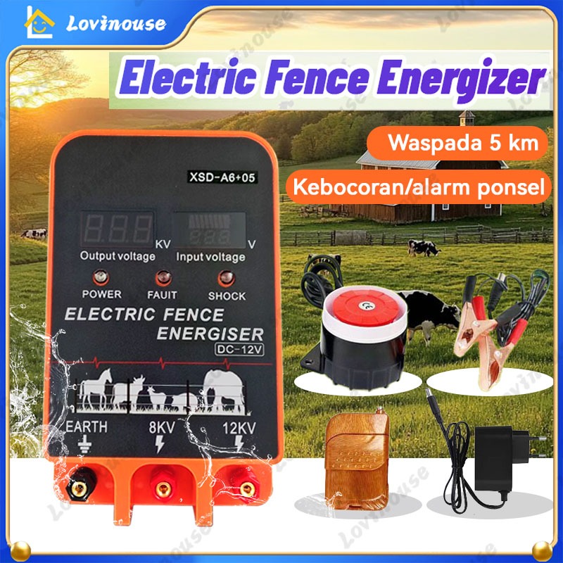 Jual Electric Fence Energizer / alat kejut pagar listrik 2,5J Kandang ...