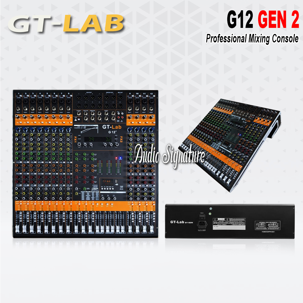 Jual Mixer Audio 12 Channel GT LAB G-12 | G12 GEN 2 Original By RDW ...