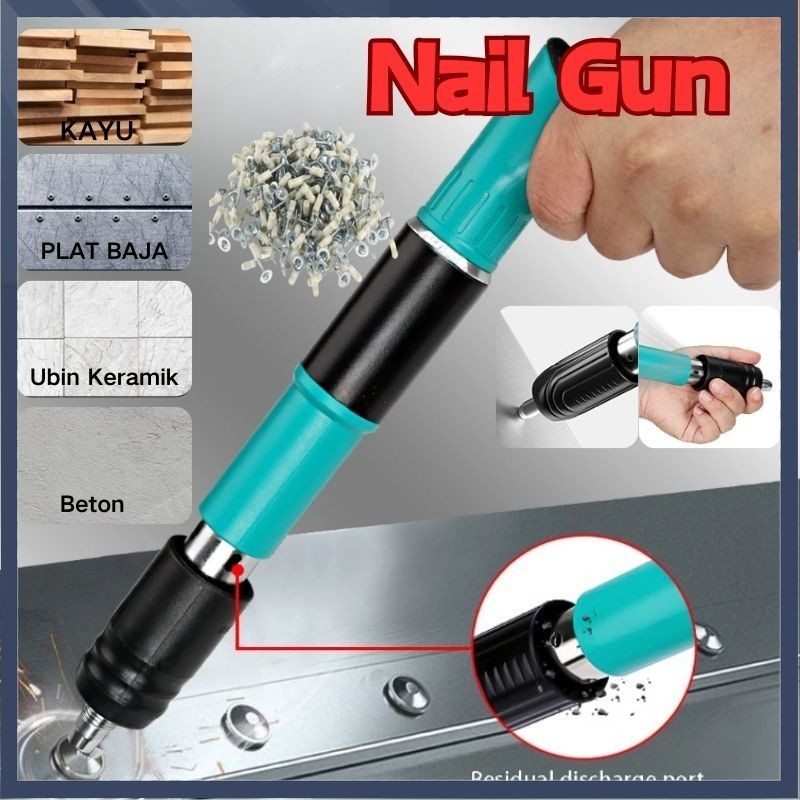 Jual Mikayo Nail Gun / Alat Paku Tembak Beton 33Cm ZX2902 Pistol Paku ...