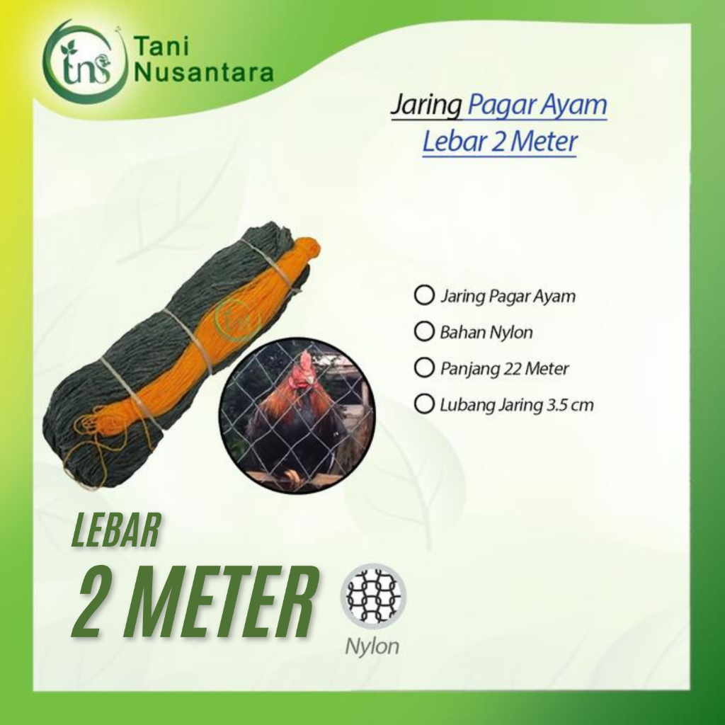 Jual Jaring Lubang Nilon Semua Serbaguna Net Senar Ukuran Lebar 2 Meter ...