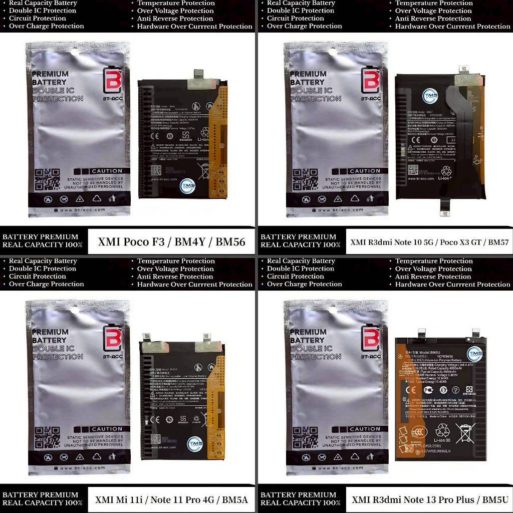 Jual Baterai BT-ACC BM4Y BM56 BM57 BM5A BM5U XMI R3dmi Note 10 5G Note ...