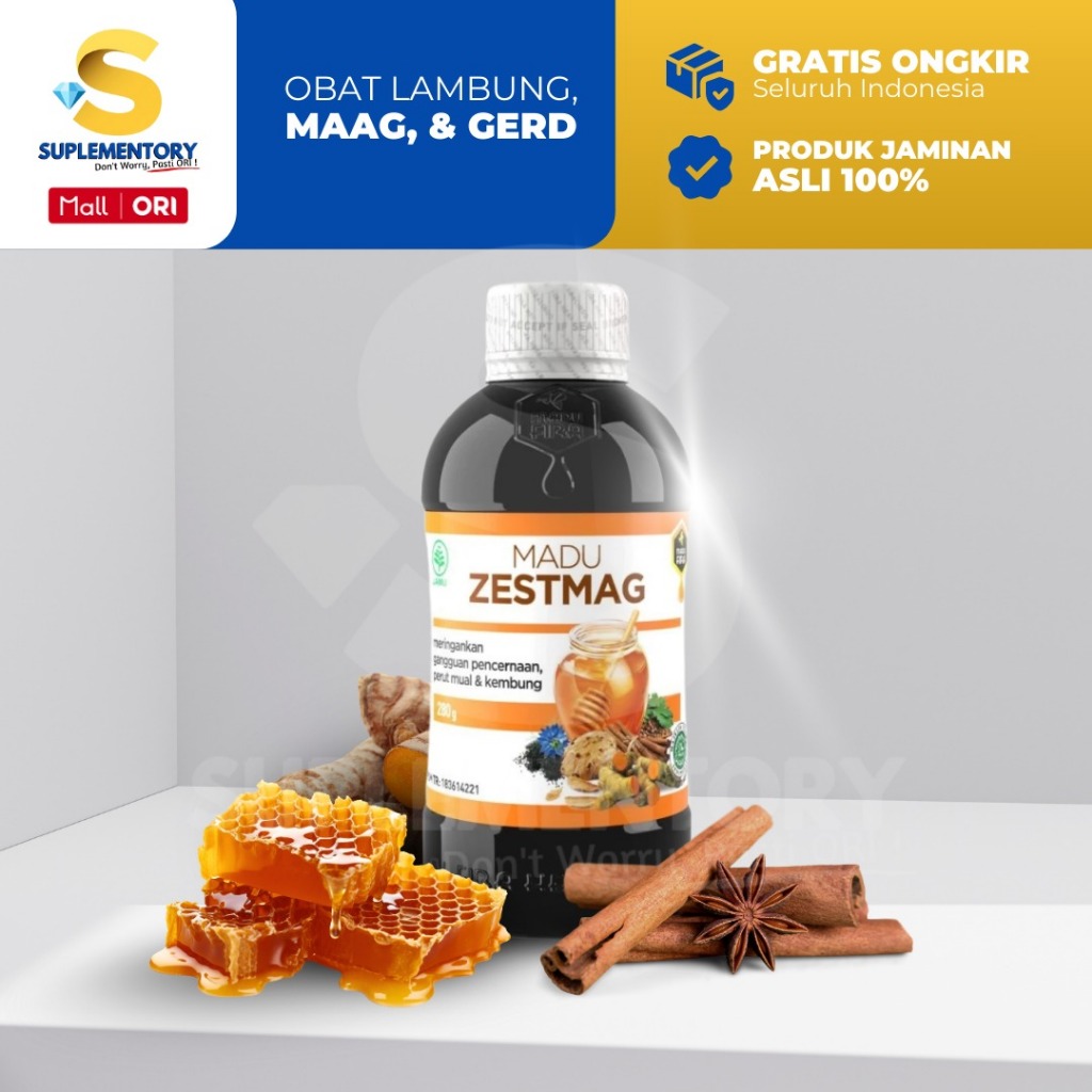 Jual Madu Zestmag Obat Herbal Maag Kronis Akut GEERD GERD Asam Lambung ...