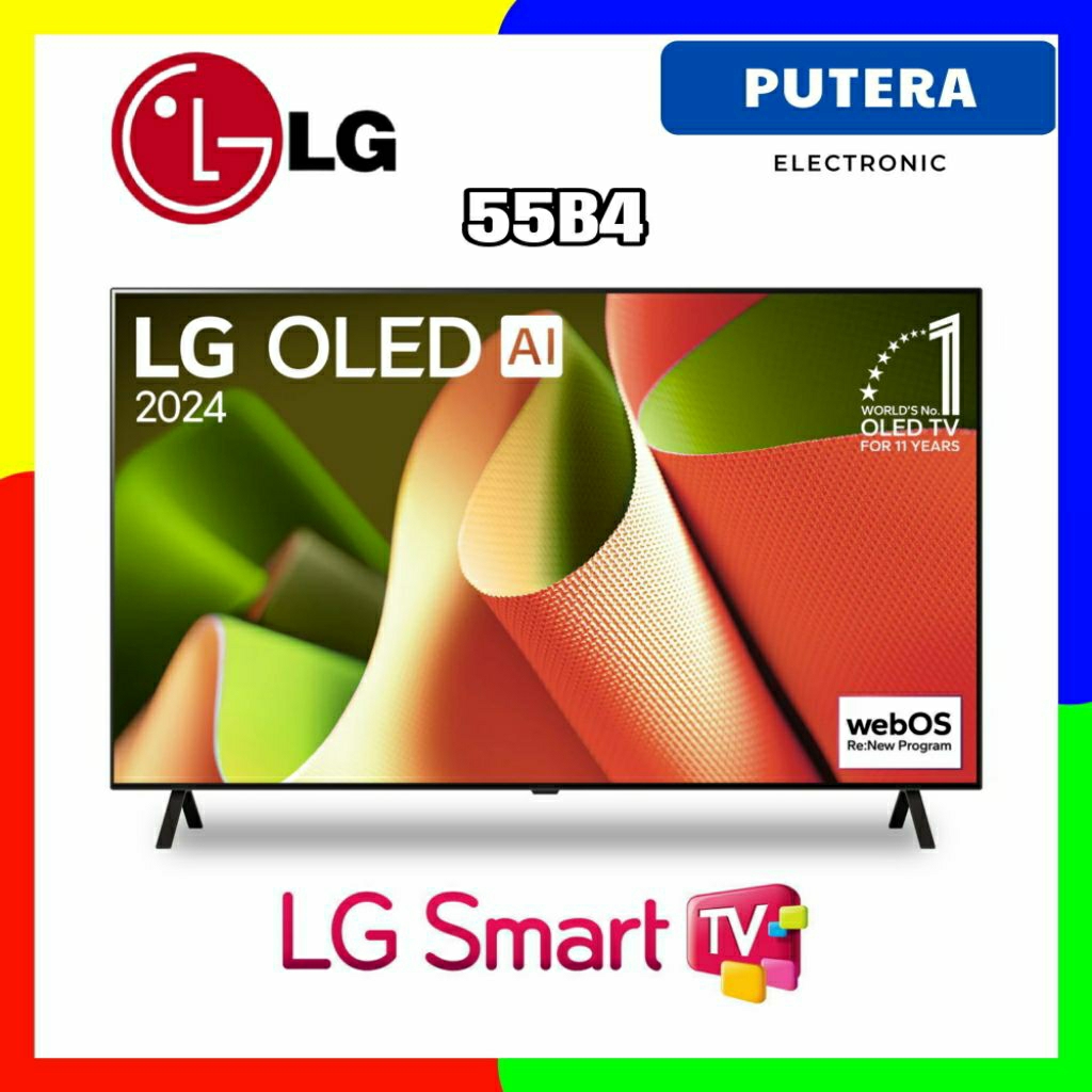 Jual LG 55B4 SMART TV 55 inch OLED 4K UHD 2024 WebOS 55B4PSA The Alpha ...