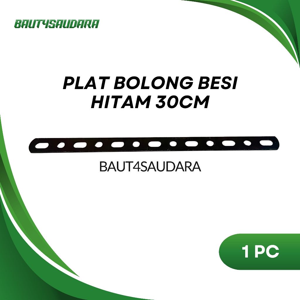 Jual Plat Bolong Besi 30CM Hitam | Shopee Indonesia