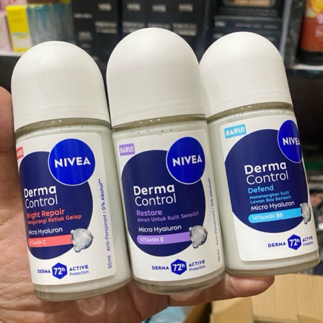 Jual NIVEA DEODORANT ROLL ON DERMA CONTROL SERIES TERBARU 50gr Derma ...