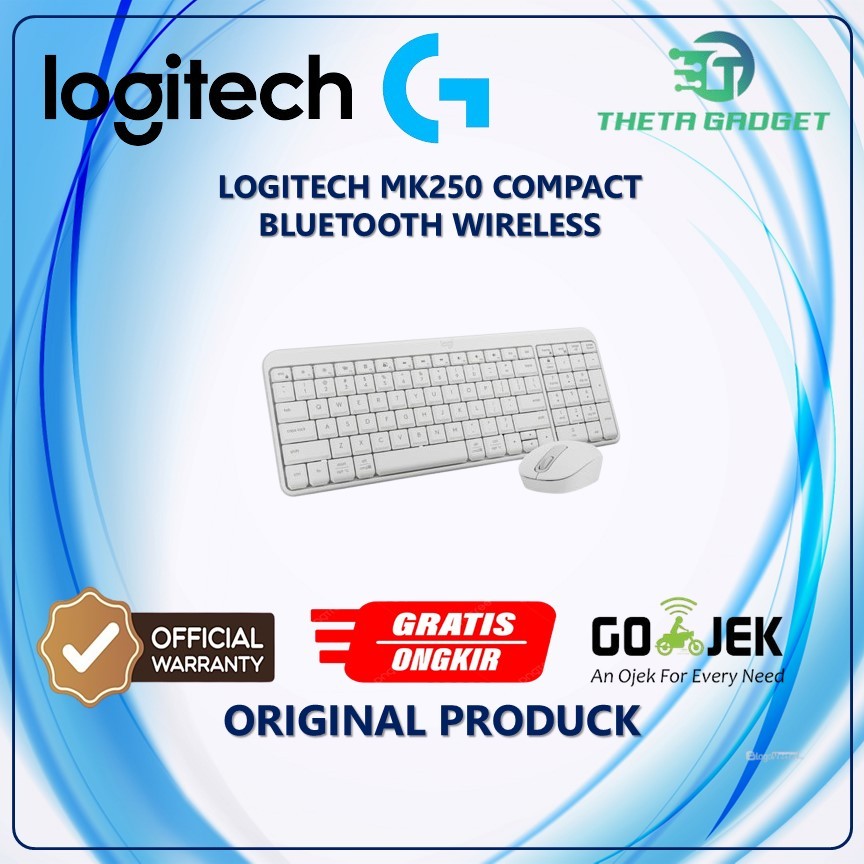 Jual LOGITECH MK250 COMPACT BLUETOOTH WIRELESS | Shopee Indonesia