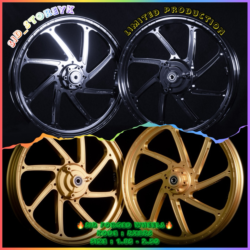 Jual RXKING & 125Z FORGED WHEELS by SID RACING (RX8RS) | Shopee Indonesia