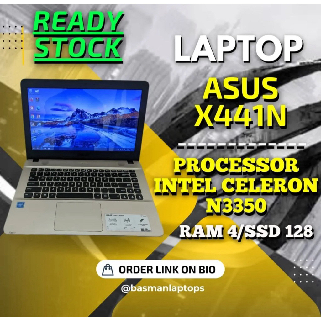 Jual Laptop Asus Vivobook X441N Intel Celeron Ram 4 Pakai SSD - Laptop ...