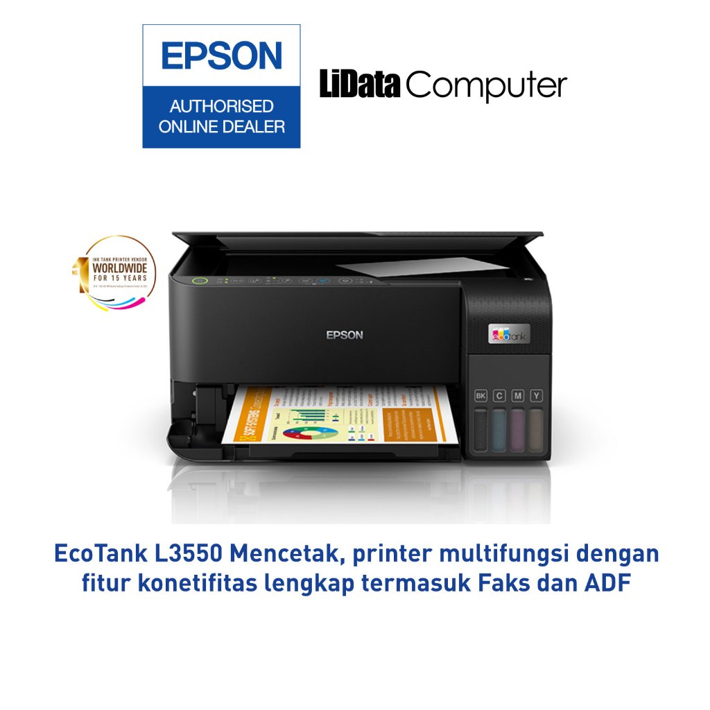 Jual Printer EPSON EcoTank L3550 Ink Tank Printer | Shopee Indonesia