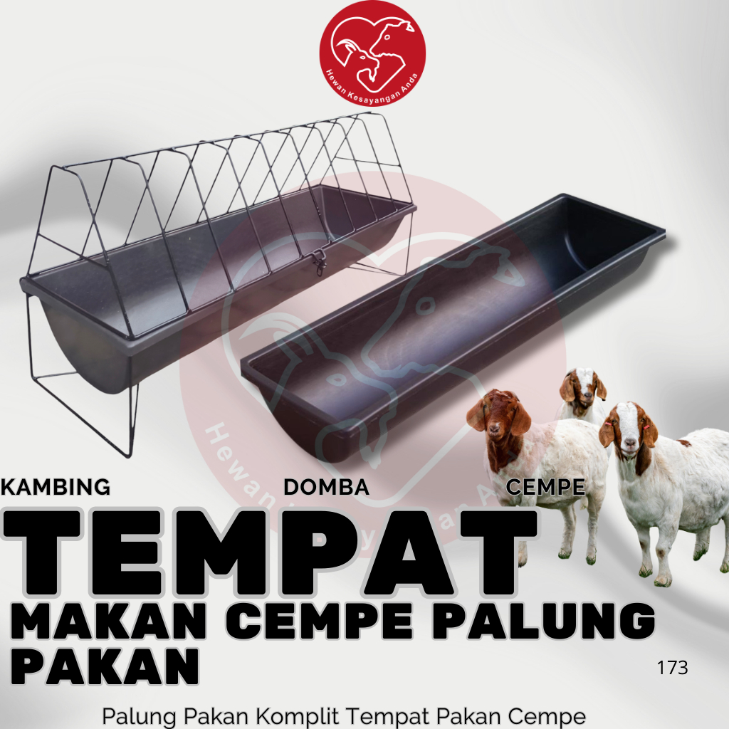 Jual Paket Komplit Tempat Pakan Kambing Domba Besar Sapi Kerbau Palung ...