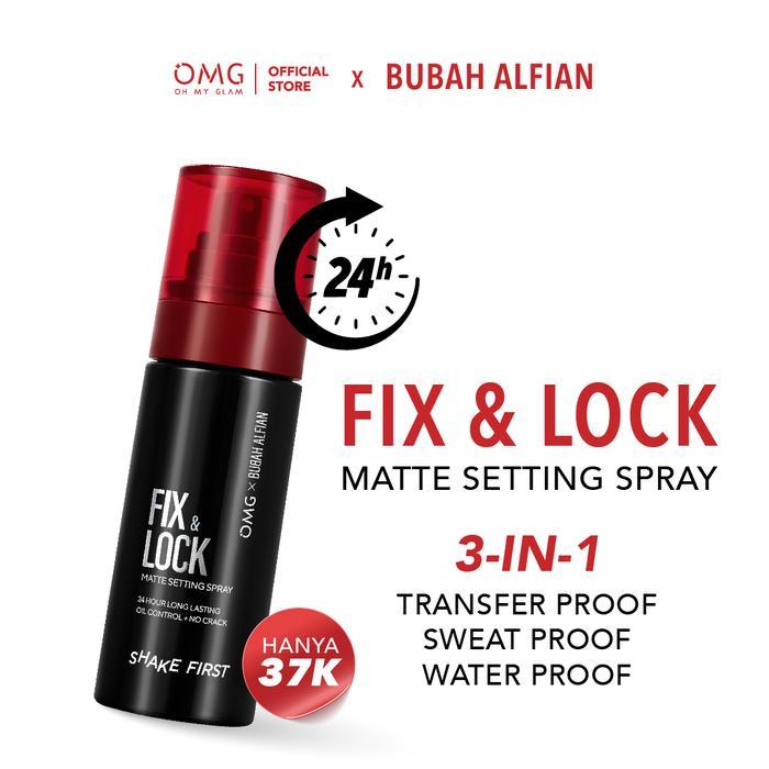 Jual OMG OH MY GLAM Fix & Lock Matte Setting Spray 60 ml | Shopee Indonesia