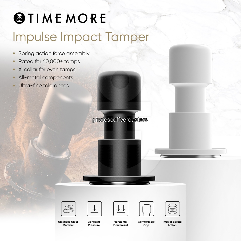 Jual Timemore Impulse Impact Tamper Espresso Coffee Tools 58,4mm | Alat ...