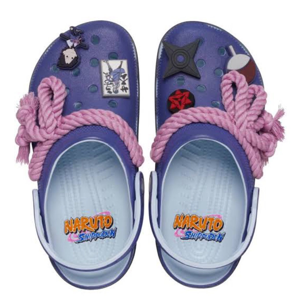 Jual CROCS X NARUTO SASUKE COLLABS CLASSIC CLOG DEWASA (INCLUDE PIN ...