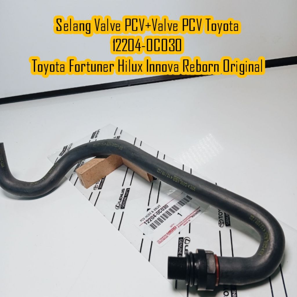 Jual Selang Valve PCV+Valve PCV Toyota 12204-0C030Toyota Fortuner Hilux ...