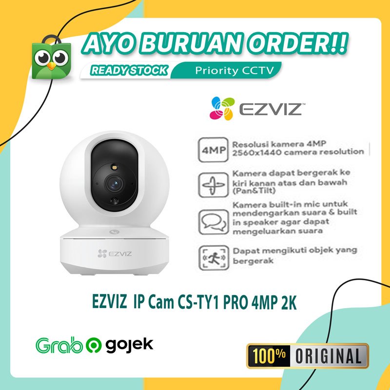 Jual CCTV IP Camera Ezviz TY1 Pro 4MP 2K | Shopee Indonesia