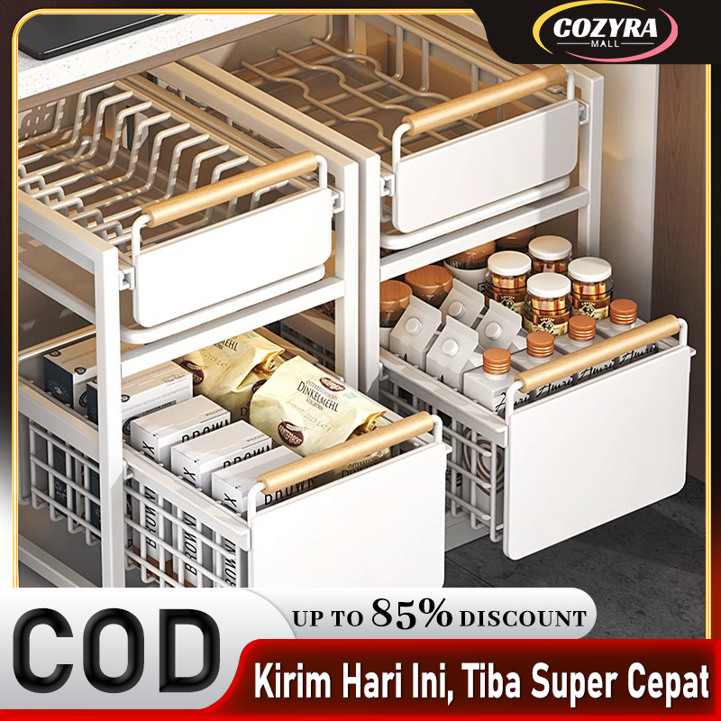 Jual Rak Tarik Kitchen Rack Rak Penyimpanan Serbaguna Rak Dapur ...