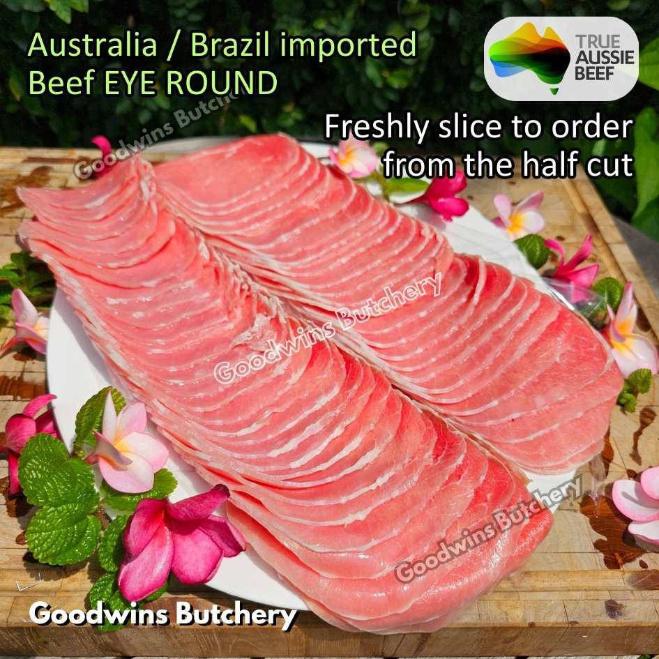 Jual Beef EYE ROUND sliced teriyaki stirfry 1.2kg | Brazil FRIBOI ...