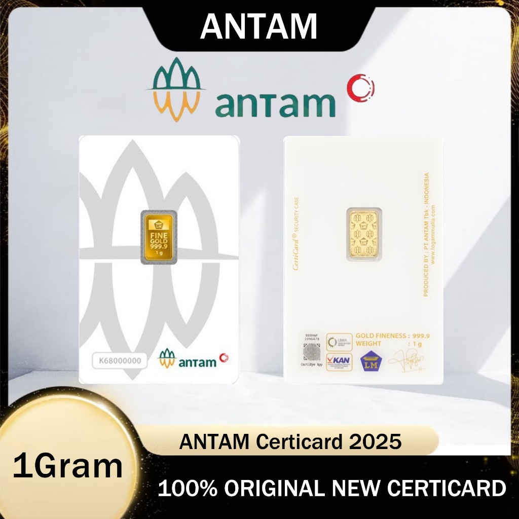 Jual PROMO Logam Mulia Antam Press ( LM ) 1GR 0.5 GRAM (FREE KOTAK ...