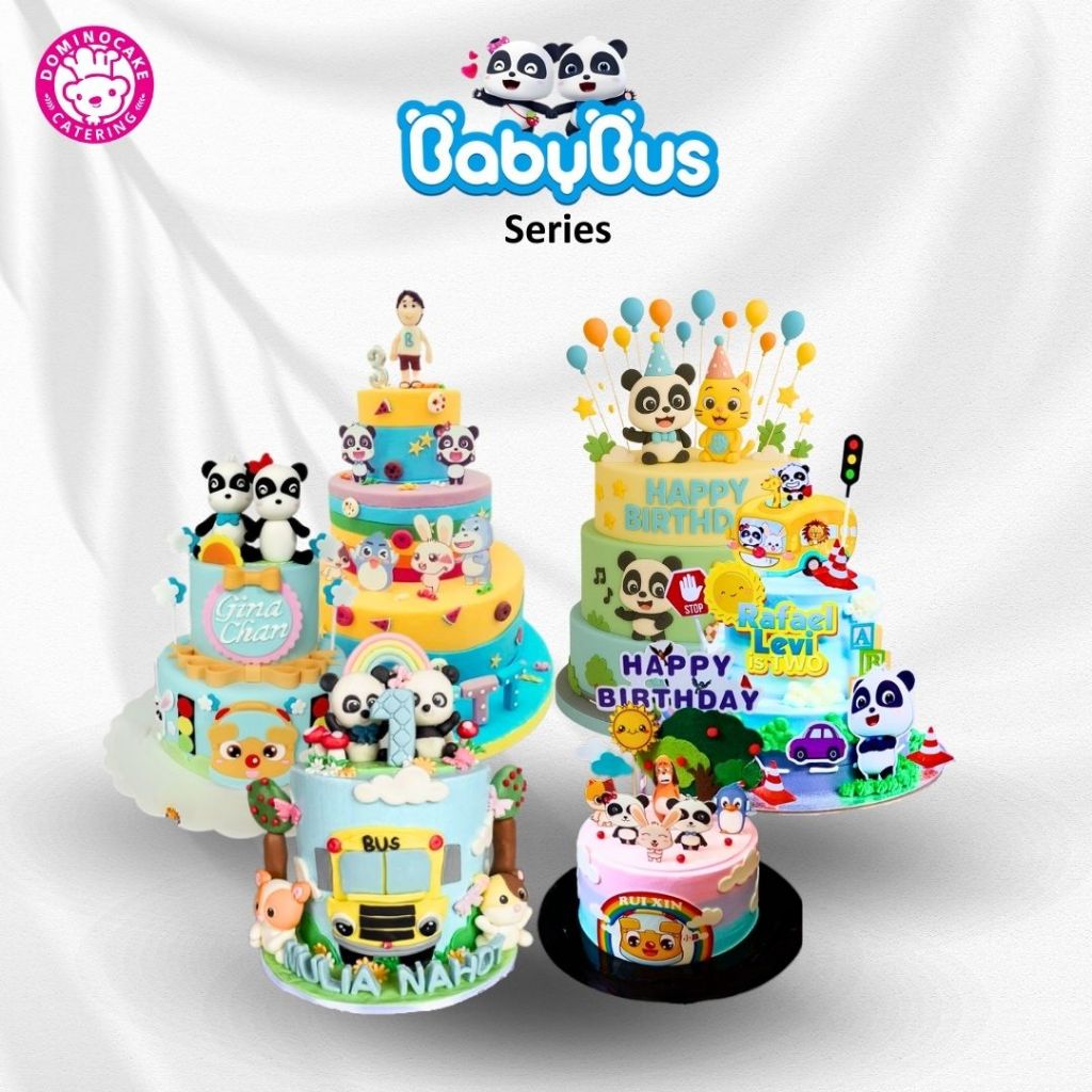 Jual Dominocake | Kue Ulang Tahun Tema Baby Bus | Birthday Cake ...