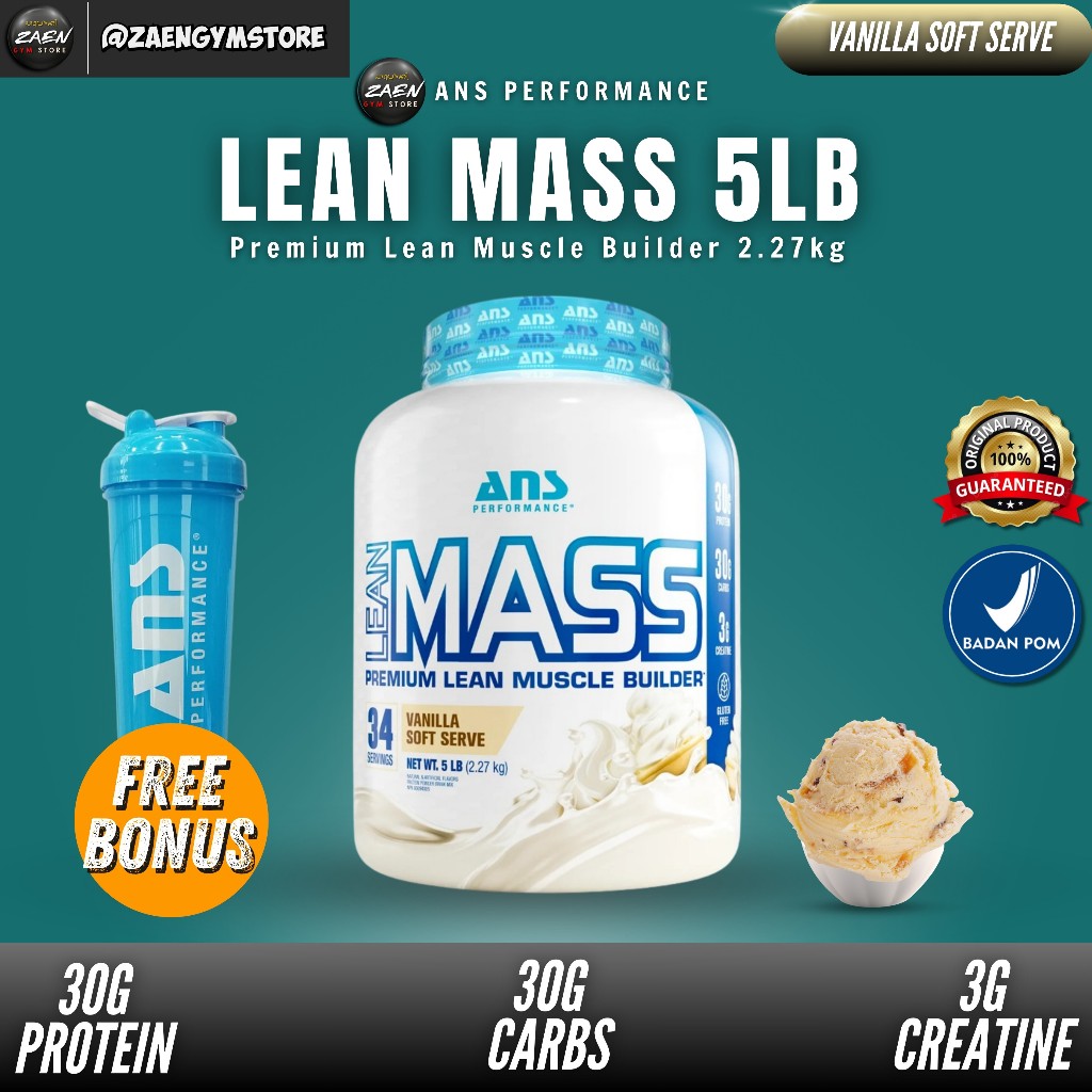 Jual ANS Performance Lean Mass Weight Gainer 5 Lbs | Shopee Indonesia