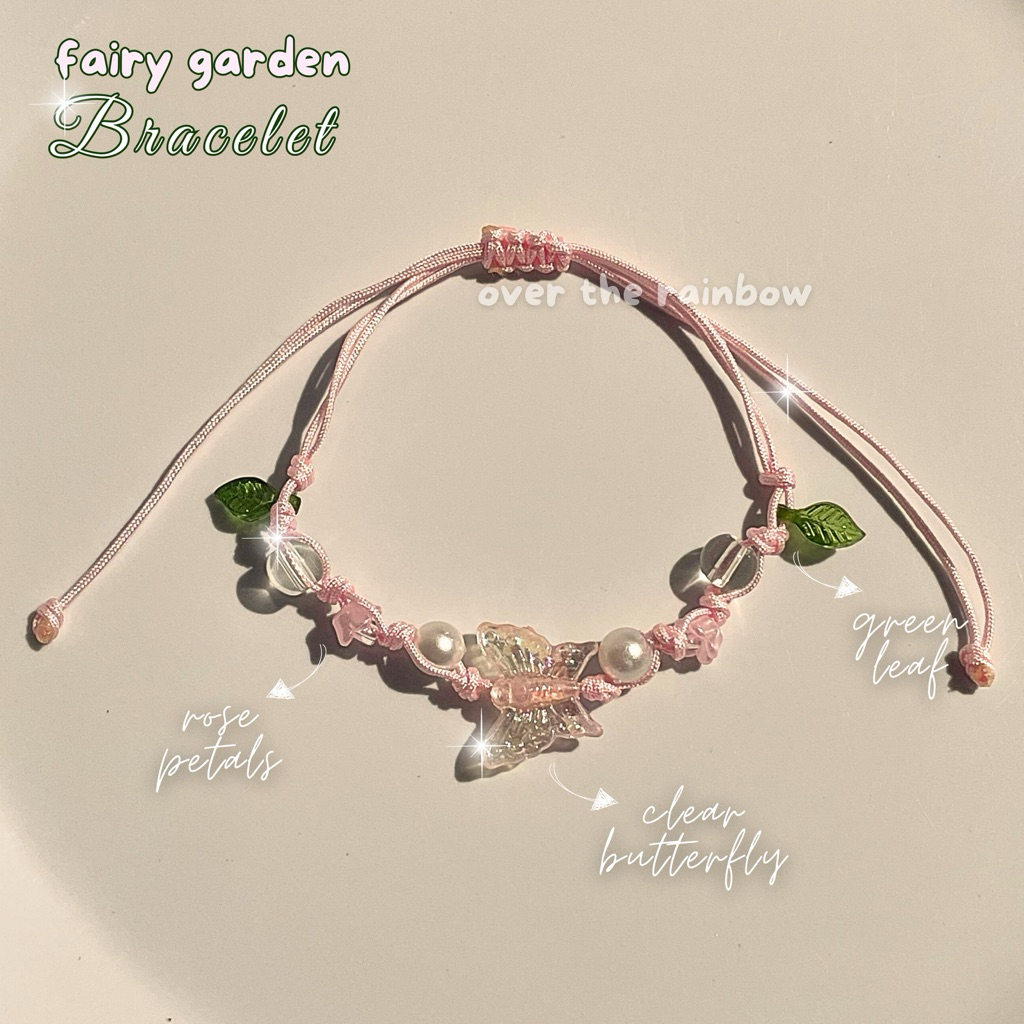 Jual [COD] gelang serut gelang tali giok Fairy Garden bracelet gelang ...