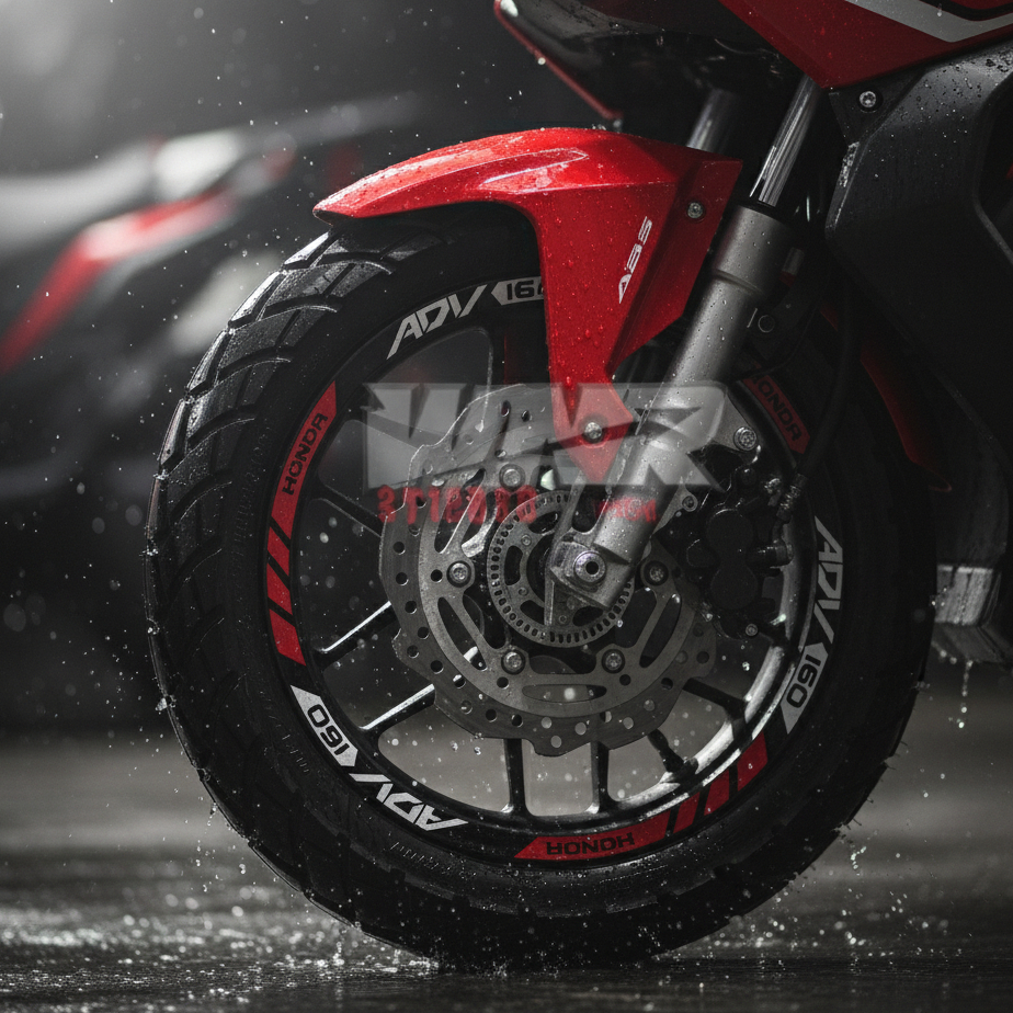 Jual Stiker Velg Honda ADV 160 New 1 set Depan Belakang | Shopee Indonesia