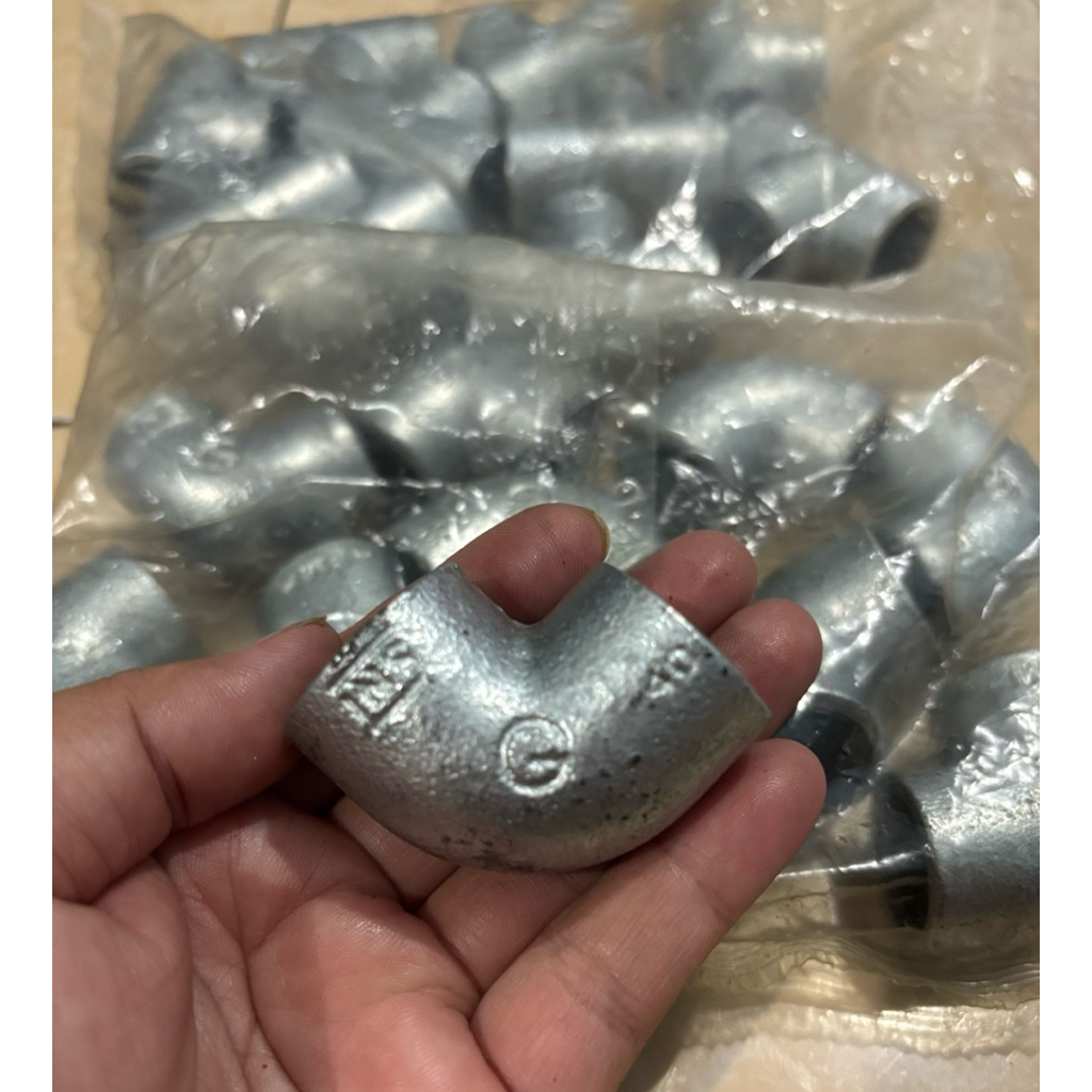 Jual G Brand Elbow 90 Knee Galvanis Besi Drat 1/2inch | Shopee Indonesia