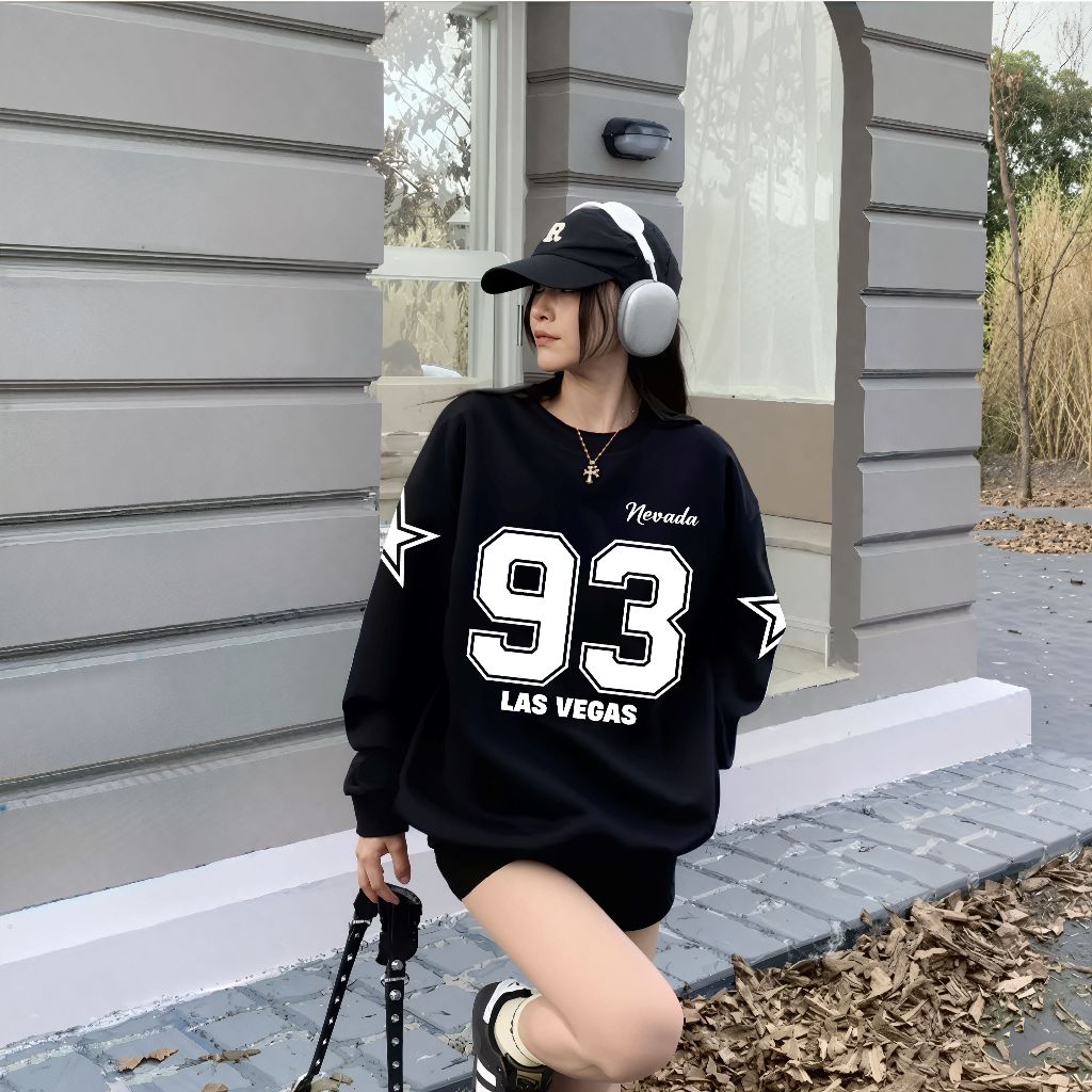Jual WGUD'S Basic Sweater NEVADA 93 [sablon DTF] Unisex Pria & Wanita *PREMIUM QUALITY* | Shopee ...