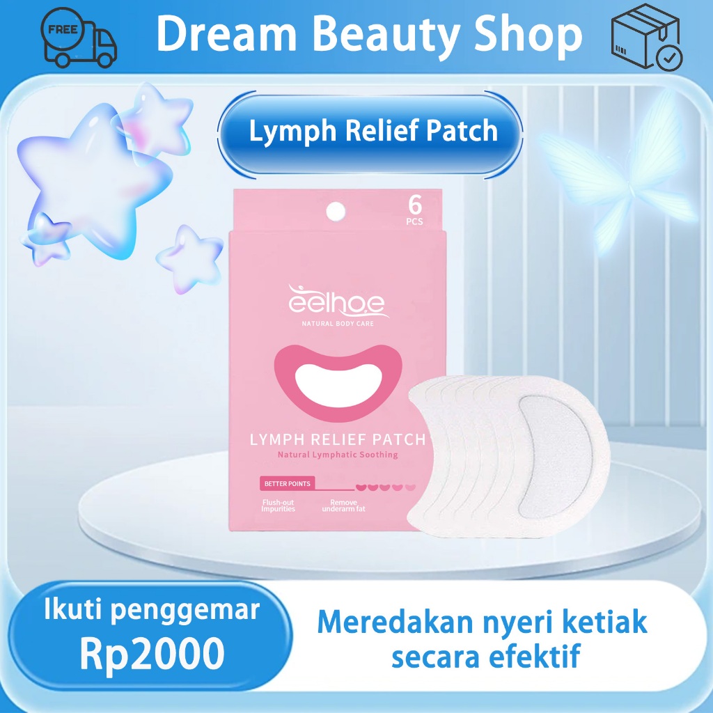 Jual EELHOE Lymph Relief Patch 15g Lymphatic Detox Patch Treatment ...