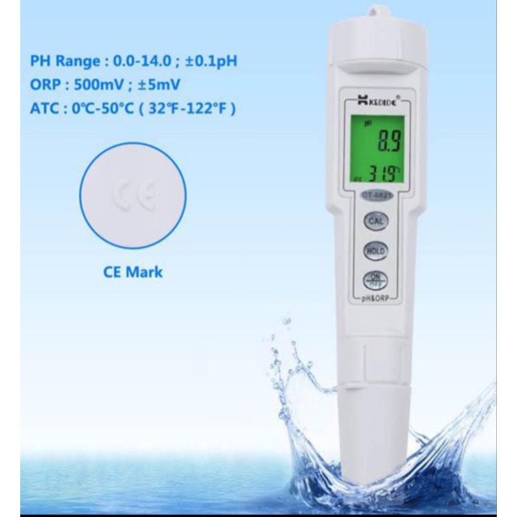 Jual ORP PH Meter Redox Meter 2in1 Kedida CT-6821 | Shopee Indonesia
