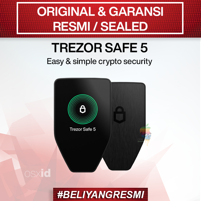 Jual Trezor Safe 5 Cryptocurrency Crypto Hardware Hard Wallet Dompet ...