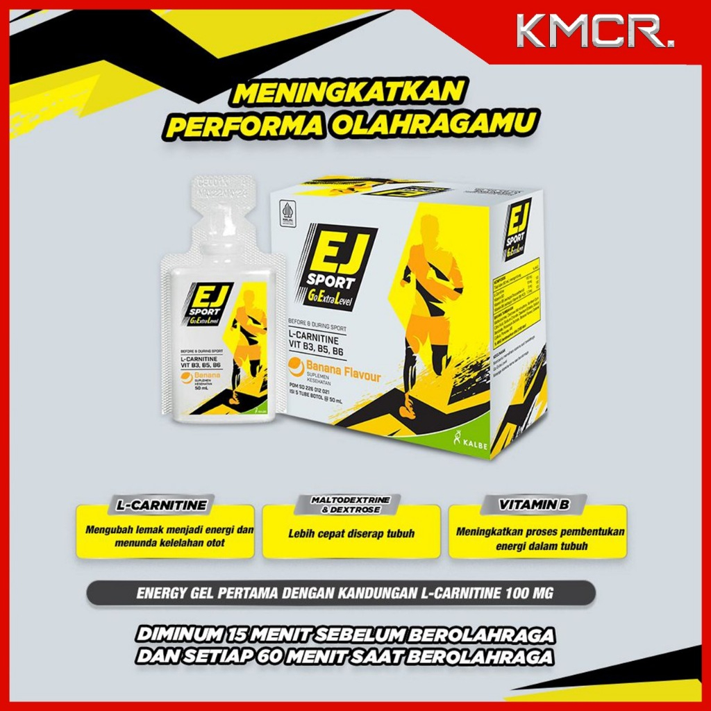 Jual EJ SPORT GEL ENERGY GEL 50Ml - KMCR | Shopee Indonesia