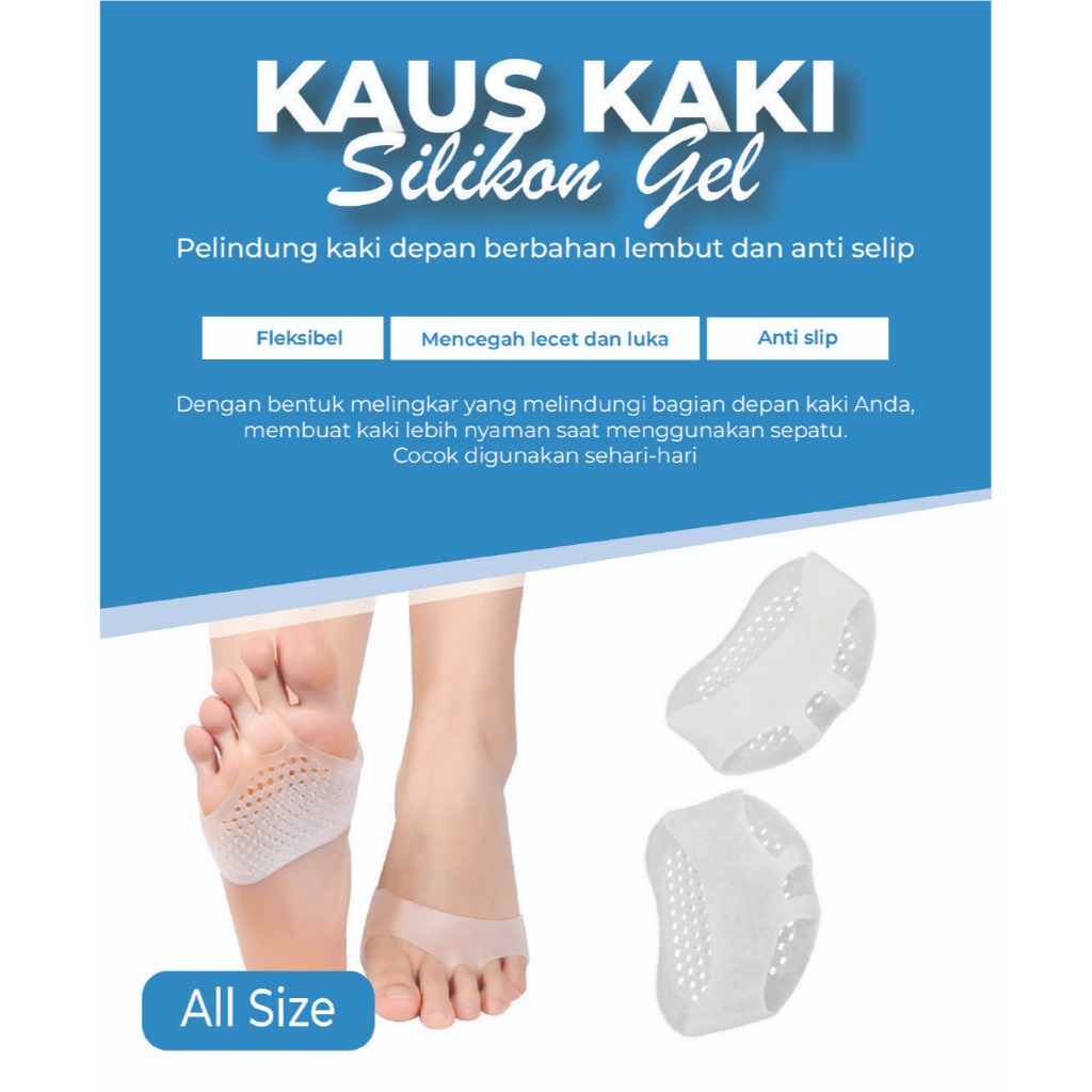 Jual SHOECARE Kaus Kaki - Silicone Gel | Pelindung Bawah Kaki Silikon ...