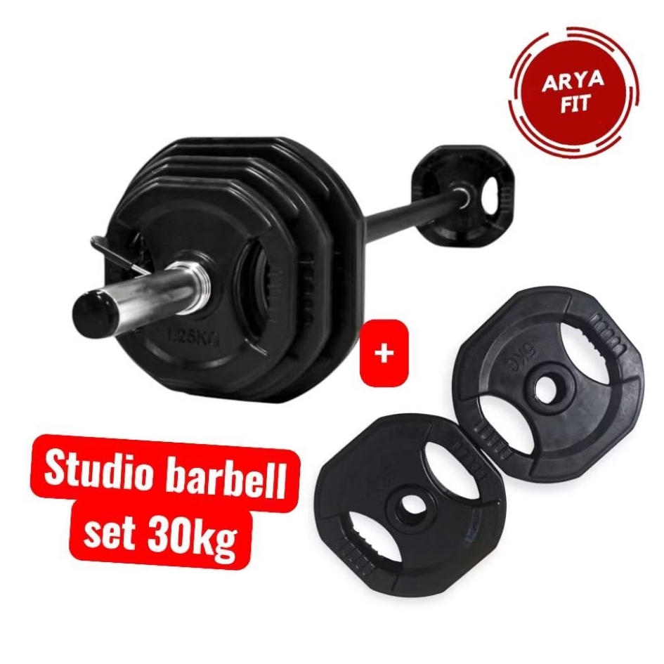 Jual Studio barbell set 30kg | Shopee Indonesia