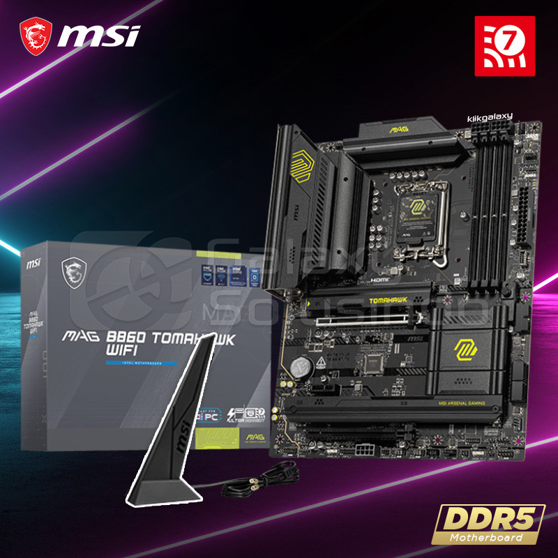 Jual MSI MAG B860 TOMAHAWK WIFI - Intel B860 LGA1851 DDR5 Motherboard Arrow Lake - HG | Shopee ...