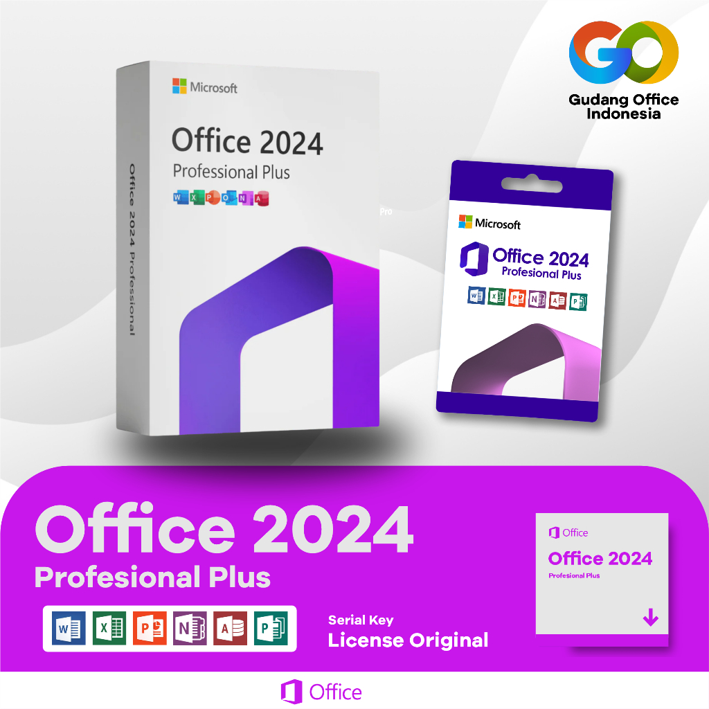 Jual Office 2024 Pro Plus Original Lifetime Key Office 2024 Pro Plus