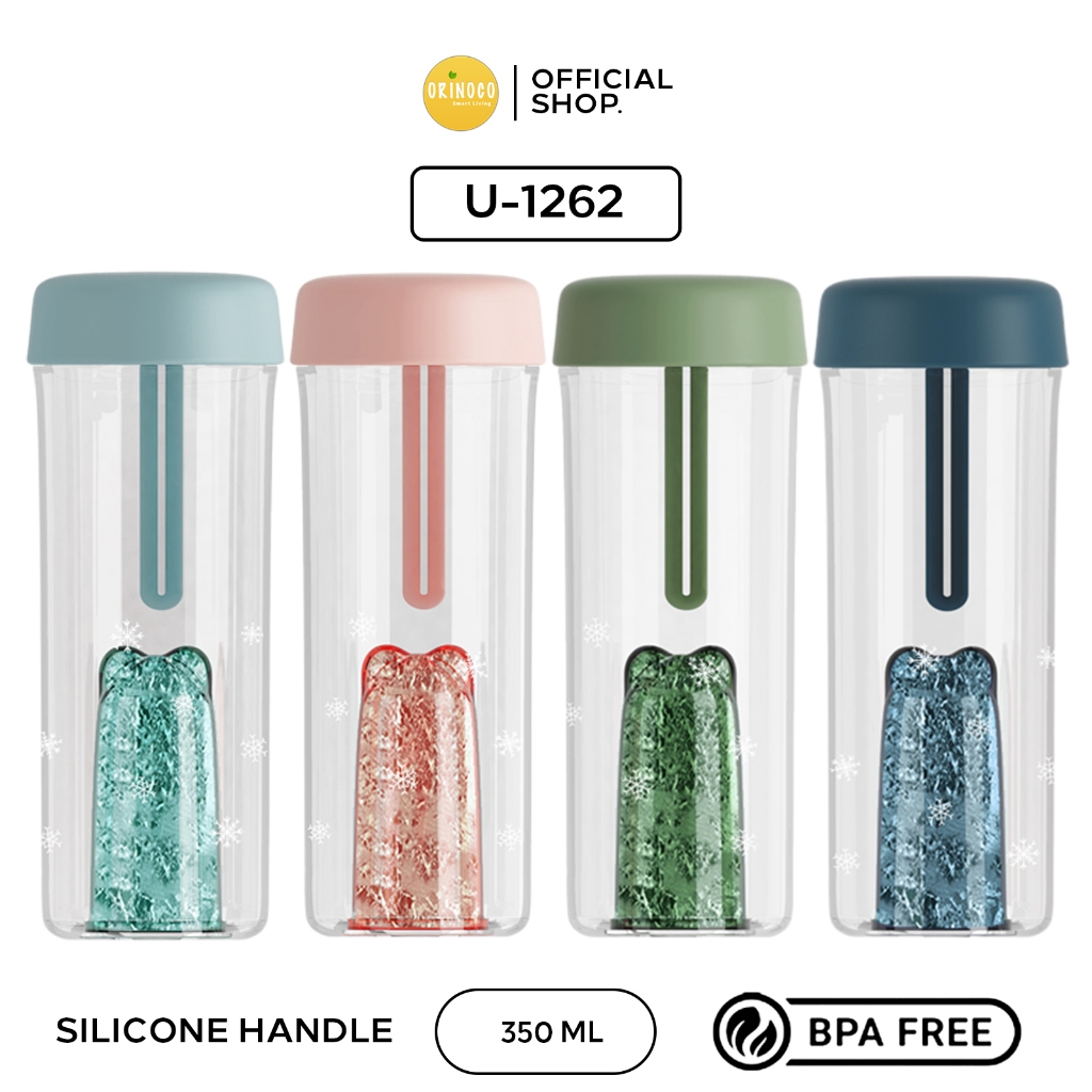 Jual Orinoco Botol Minum Plastik 350 ML Bottle Design Cantik Anti ...