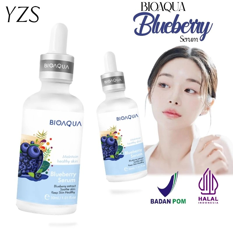 Jual Bioaqua Blueberry Serum Estrak Anti-aging Serum Glowing ...
