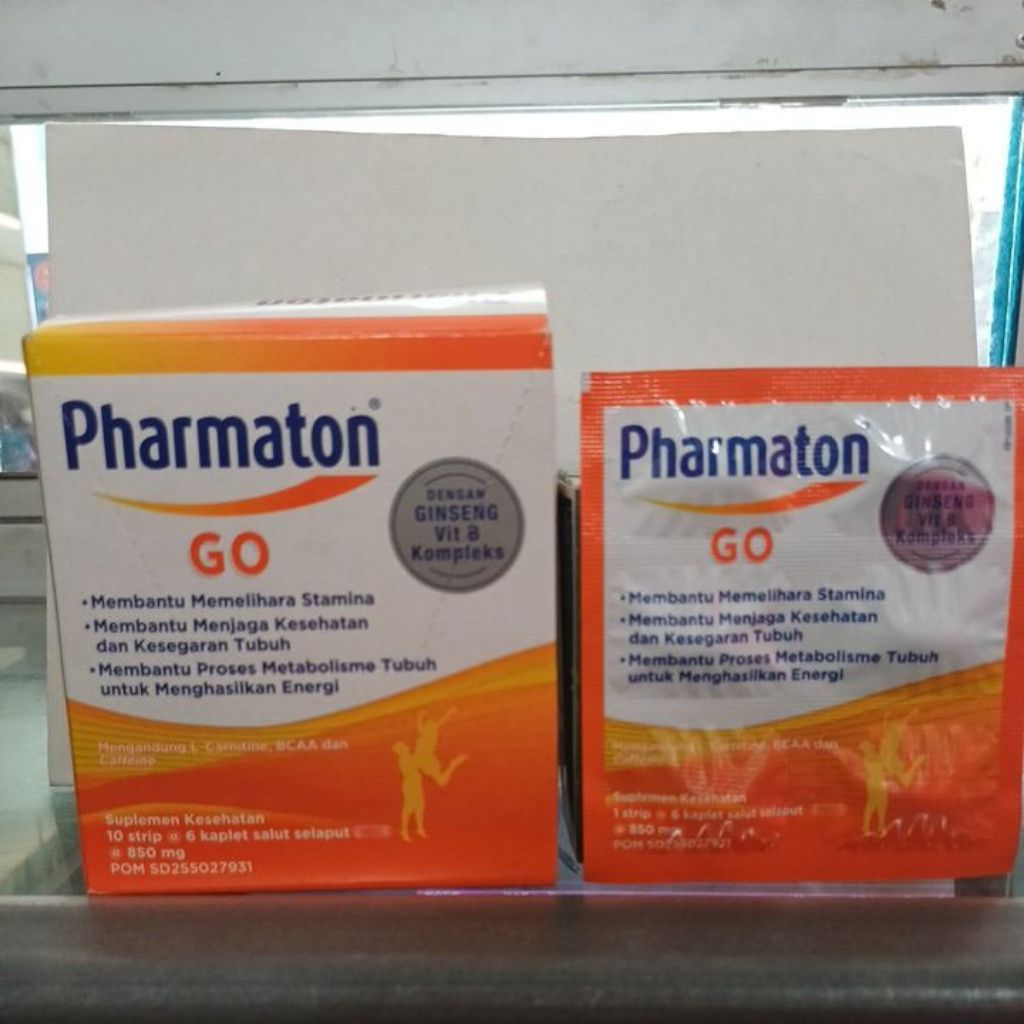 Jual Pharmaton GO ginseng dan vitamin b komplex (6 tablet/Strip ...
