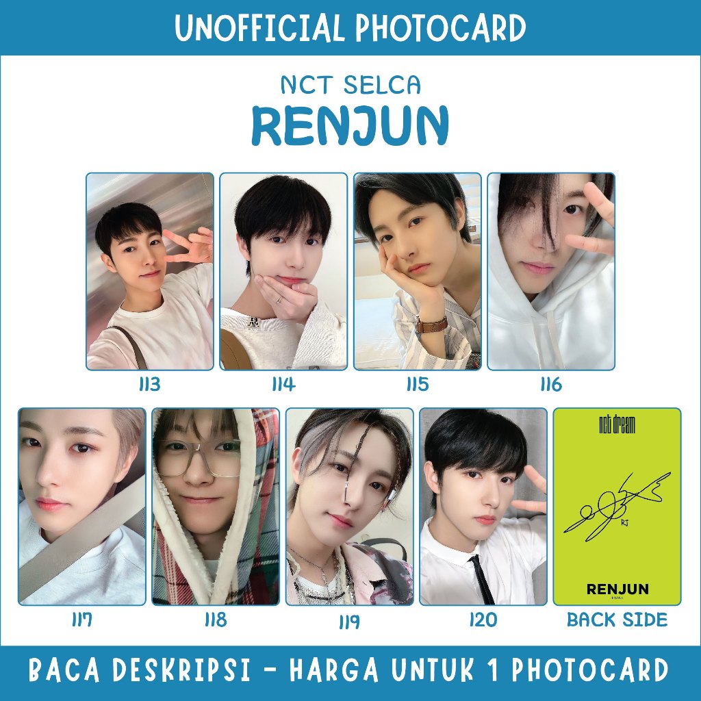 Jual NCT SELCA - RENJUN | Shopee Indonesia