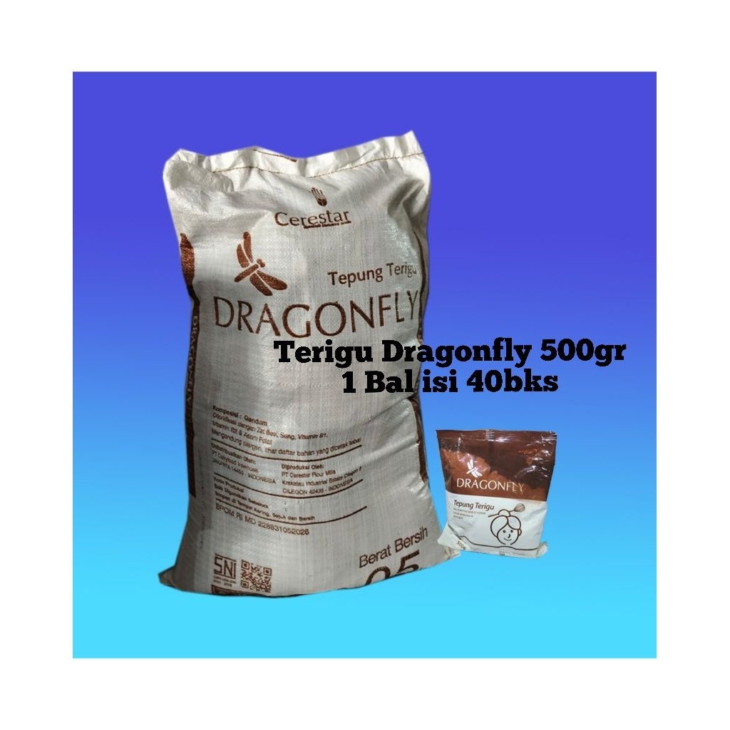 Jual Terigu Dragonfly Kemasan 40X500gr (Promo Hemat) | Shopee Indonesia