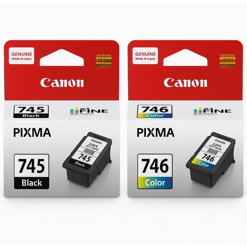 Jual Tinta Canon PG-745 Black / CL-746 Colour – Untuk Printer Canon ...
