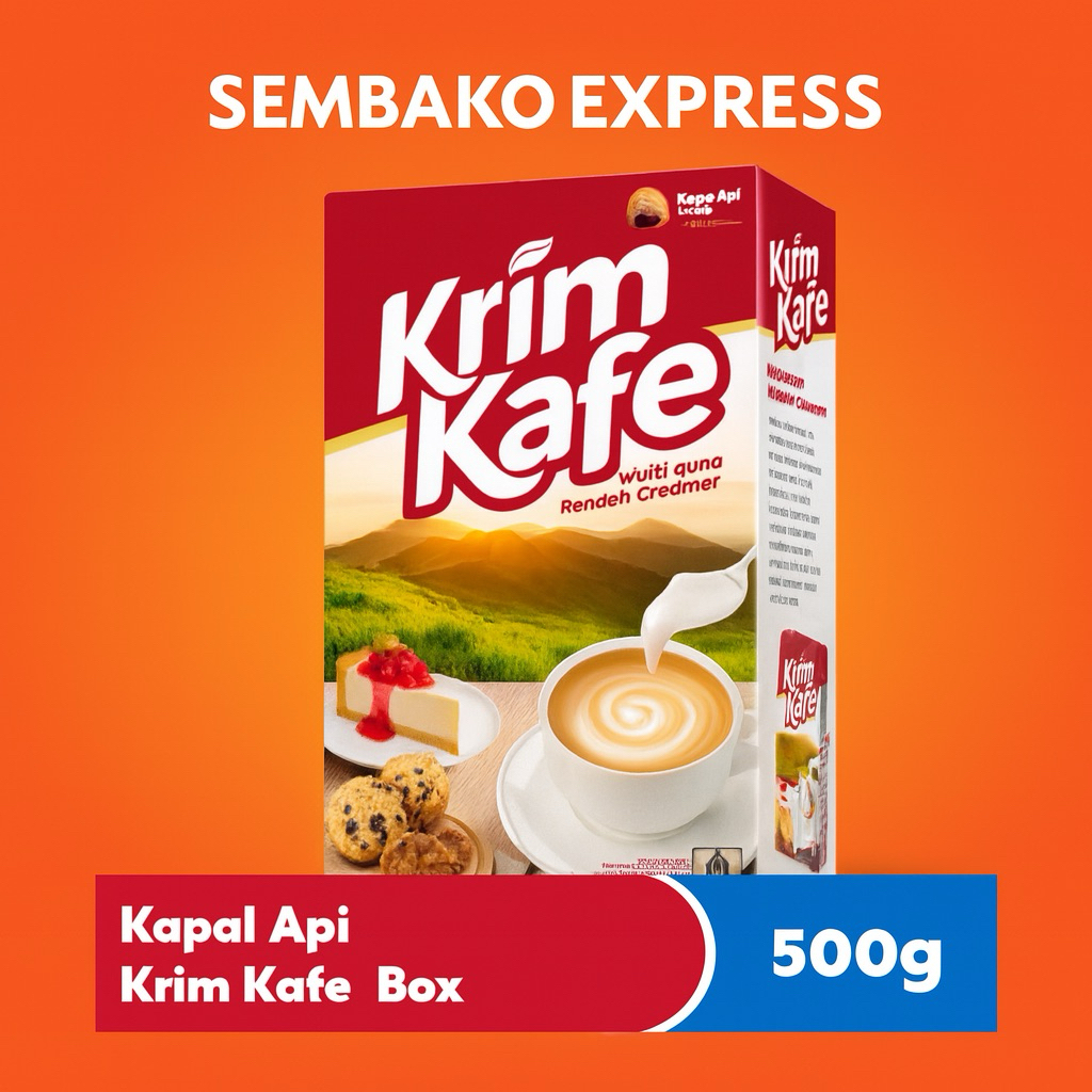 Jual Kapal Api Krim Kafe Non Dairy Creamer 500g – Krimer Lembut untuk ...