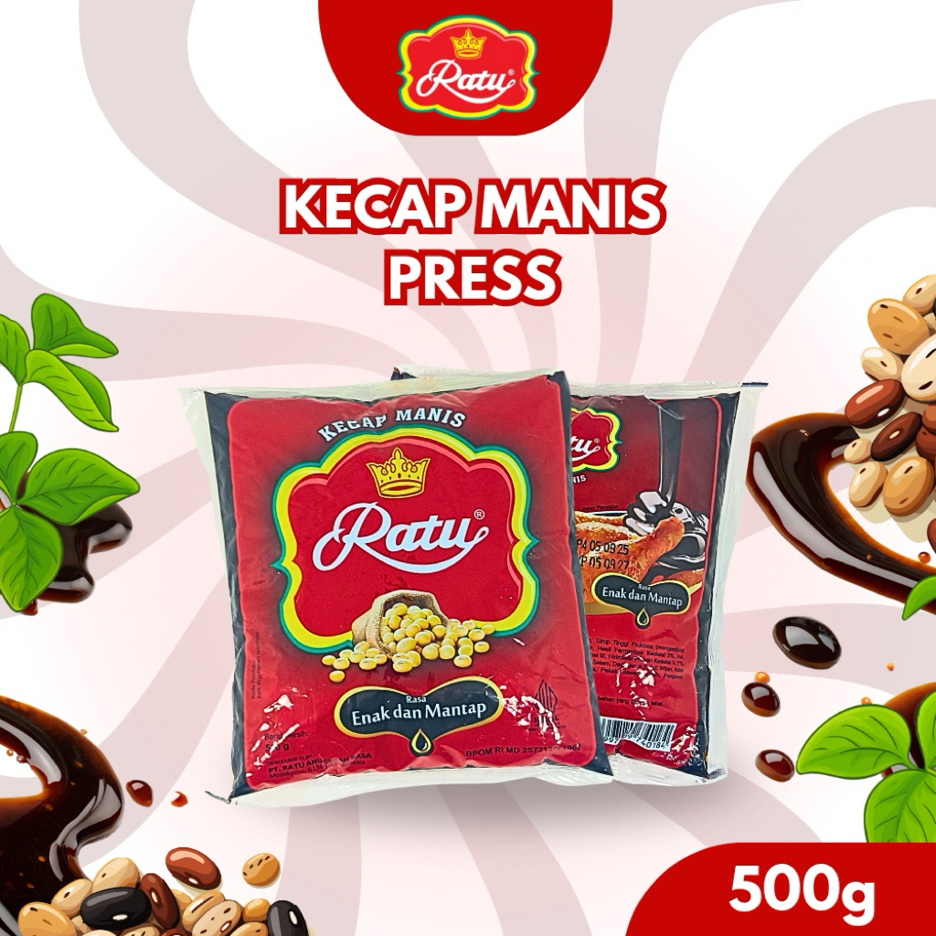 Jual KECAP MANIS RATU KEMASAN PRESS 500 GRAM | Shopee Indonesia